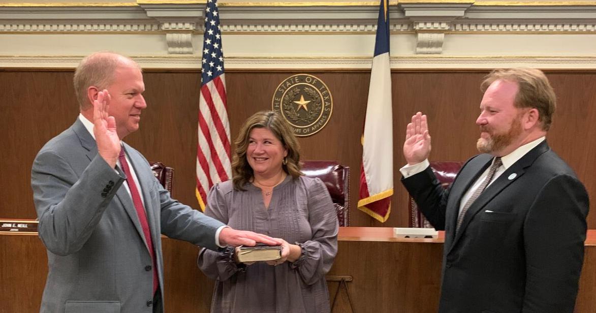 Johnson sworn-in on 10th Court of Appeals | News | itemonline.com