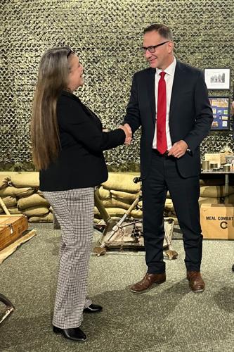 Senator Schwertner visits, delivers donation to H.E.A.R.T.S. Veterans ...