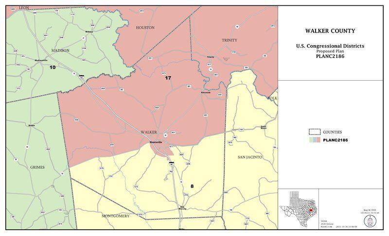 Texas Gop Advances New Maps That Splits Walker County Congressional