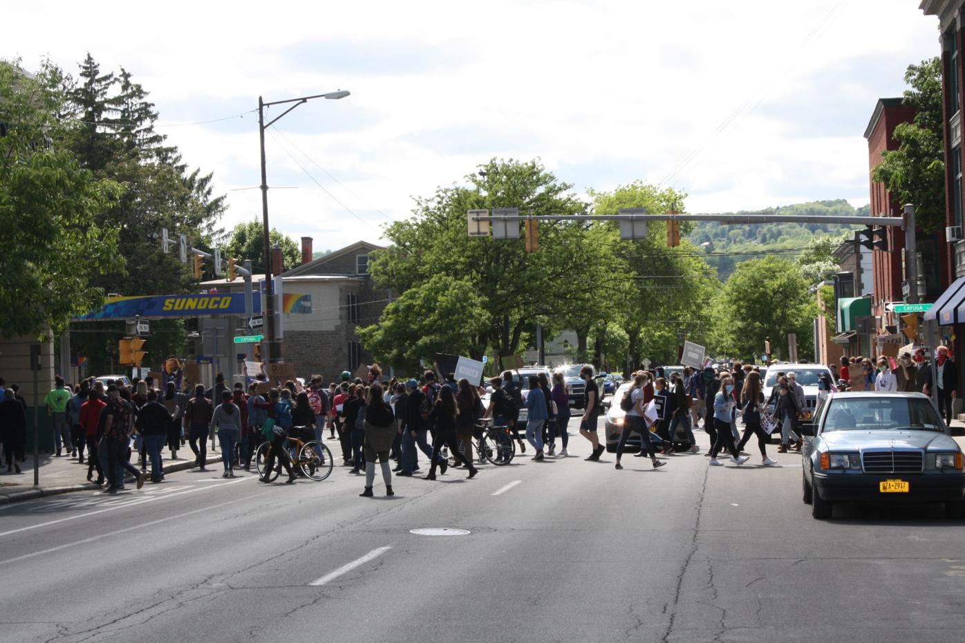 GALLERY: Police brutality protest draws hundreds to downtown Ithaca ...
