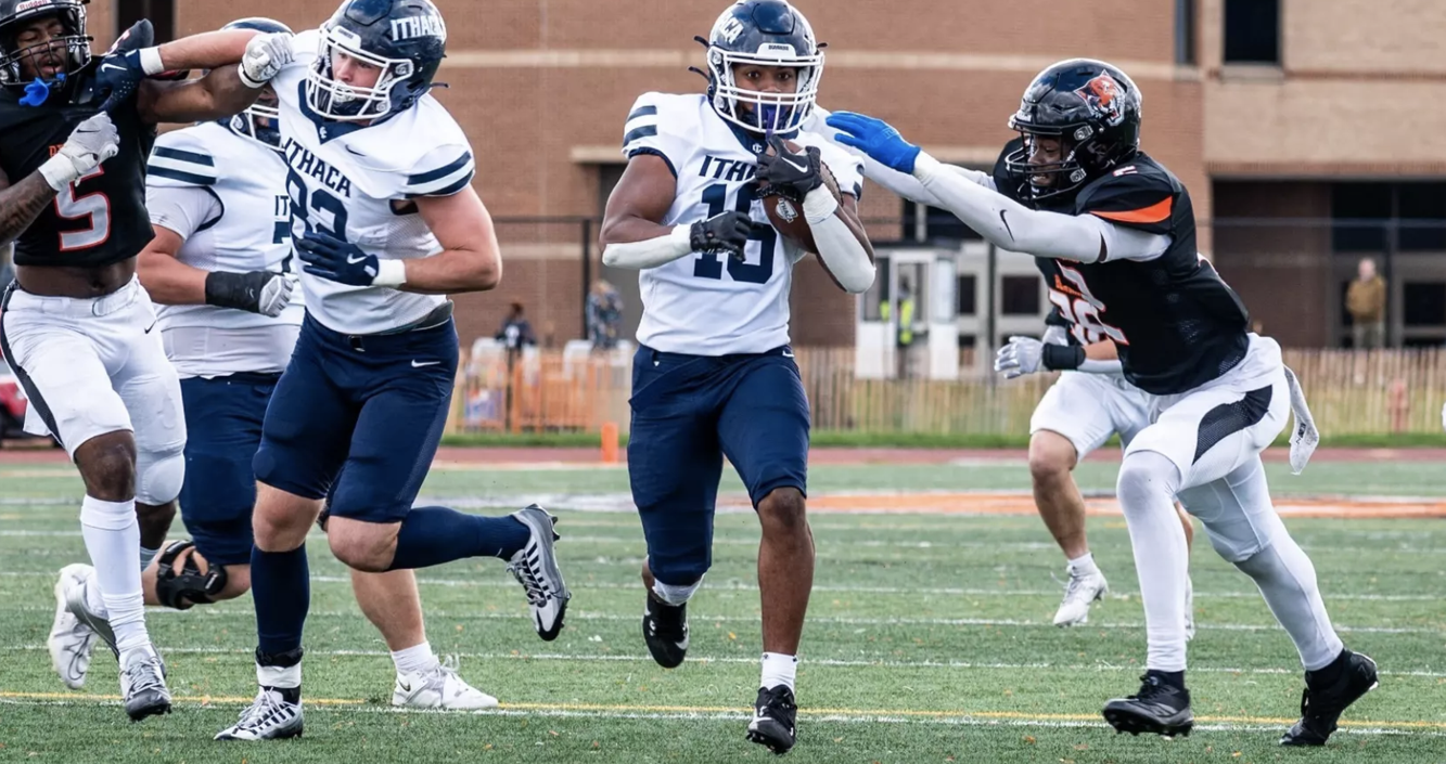Ithaca Football Scores Six Rushing Touchdowns to Top Buffalo State, 49 ...