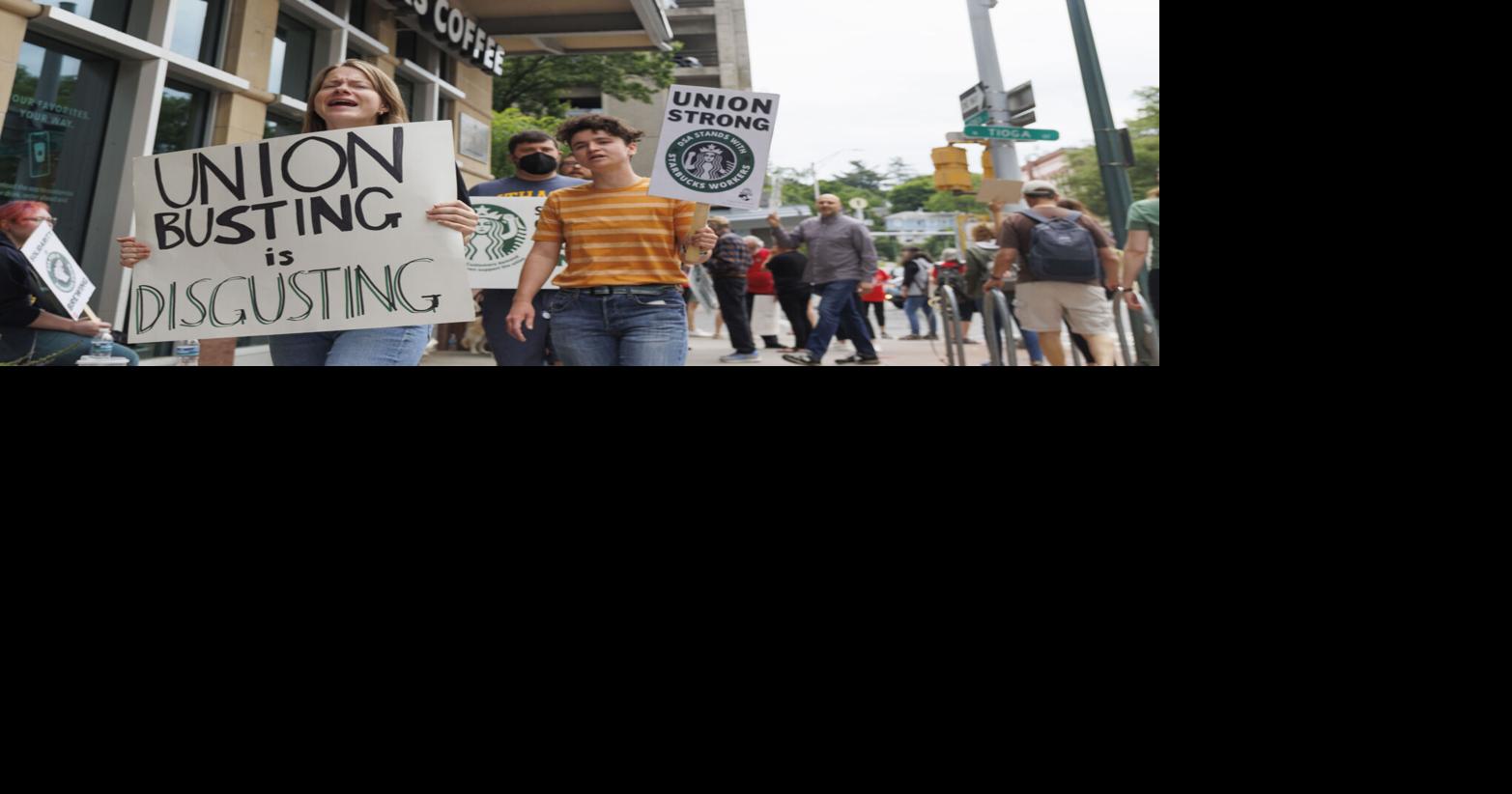 Ithaca Commons Starbucks Workers Join National Strike | Ithaca | ithaca.com