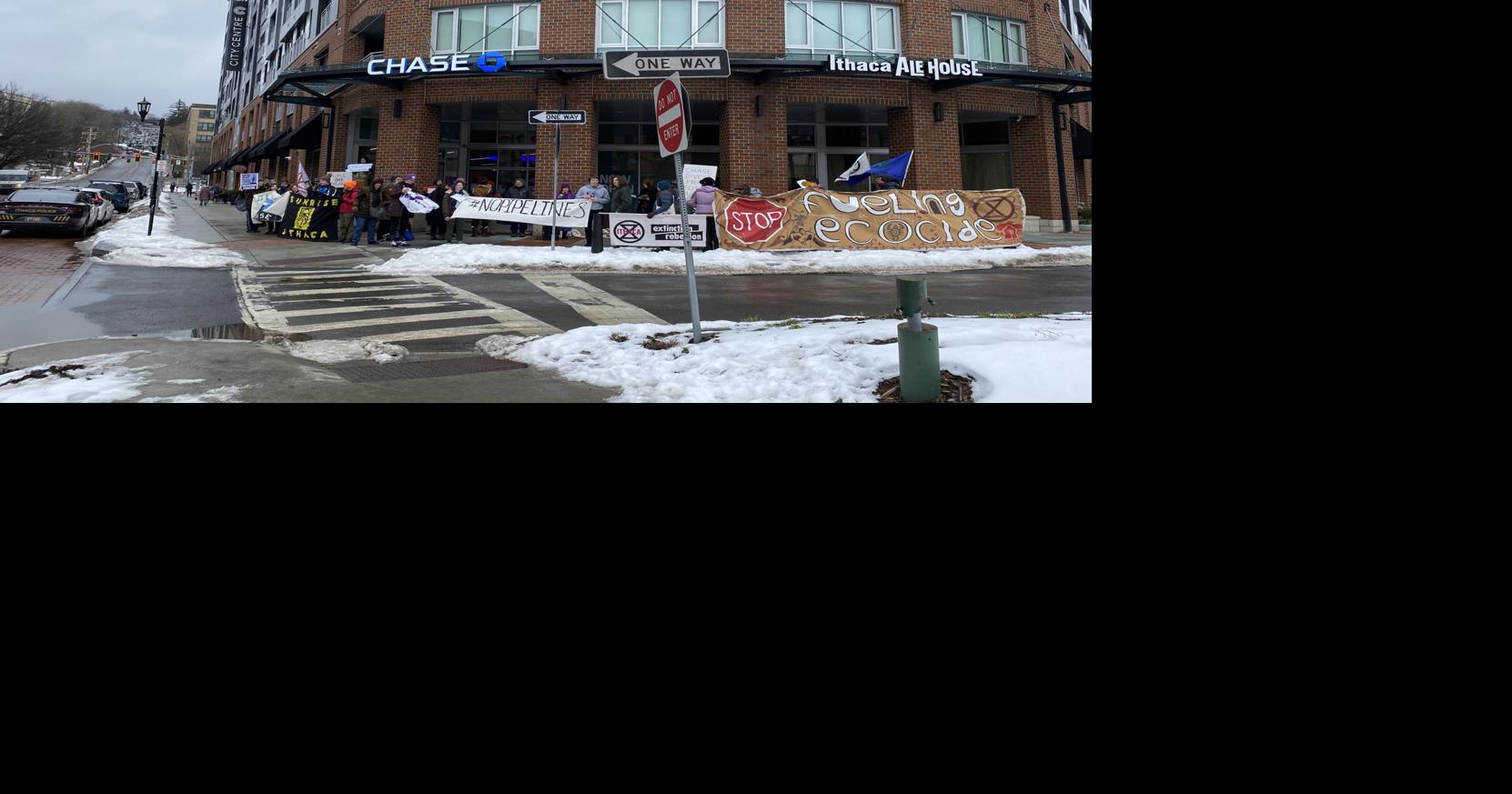 Protests continue in Ithaca over climate, Canadian pipeline project ...