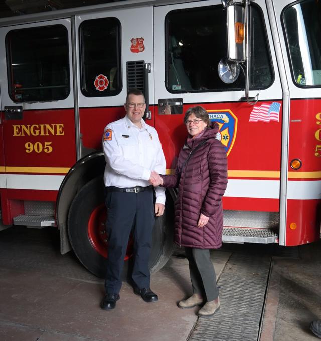 Robert M. Covert II Promoted to Ithaca’s New Fire Chief | Ithaca ...