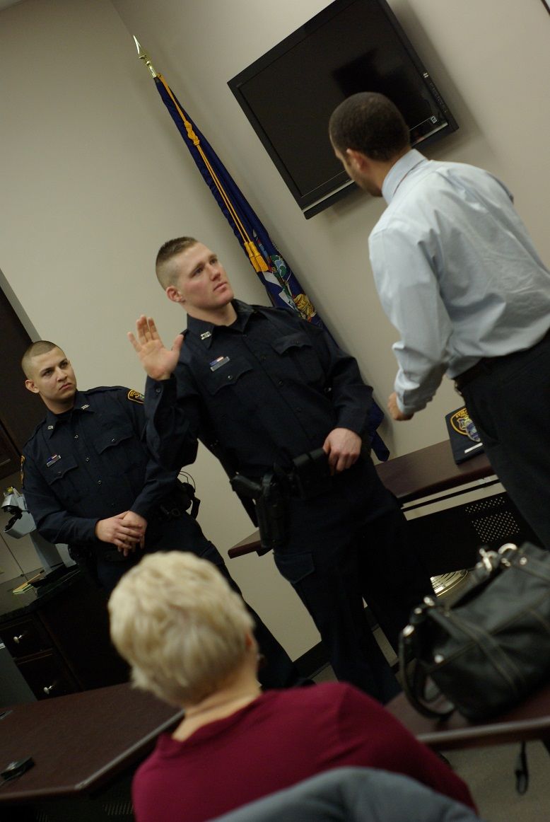 Photos: Ithaca Police Swear In Two New Officers | News | ithaca.com