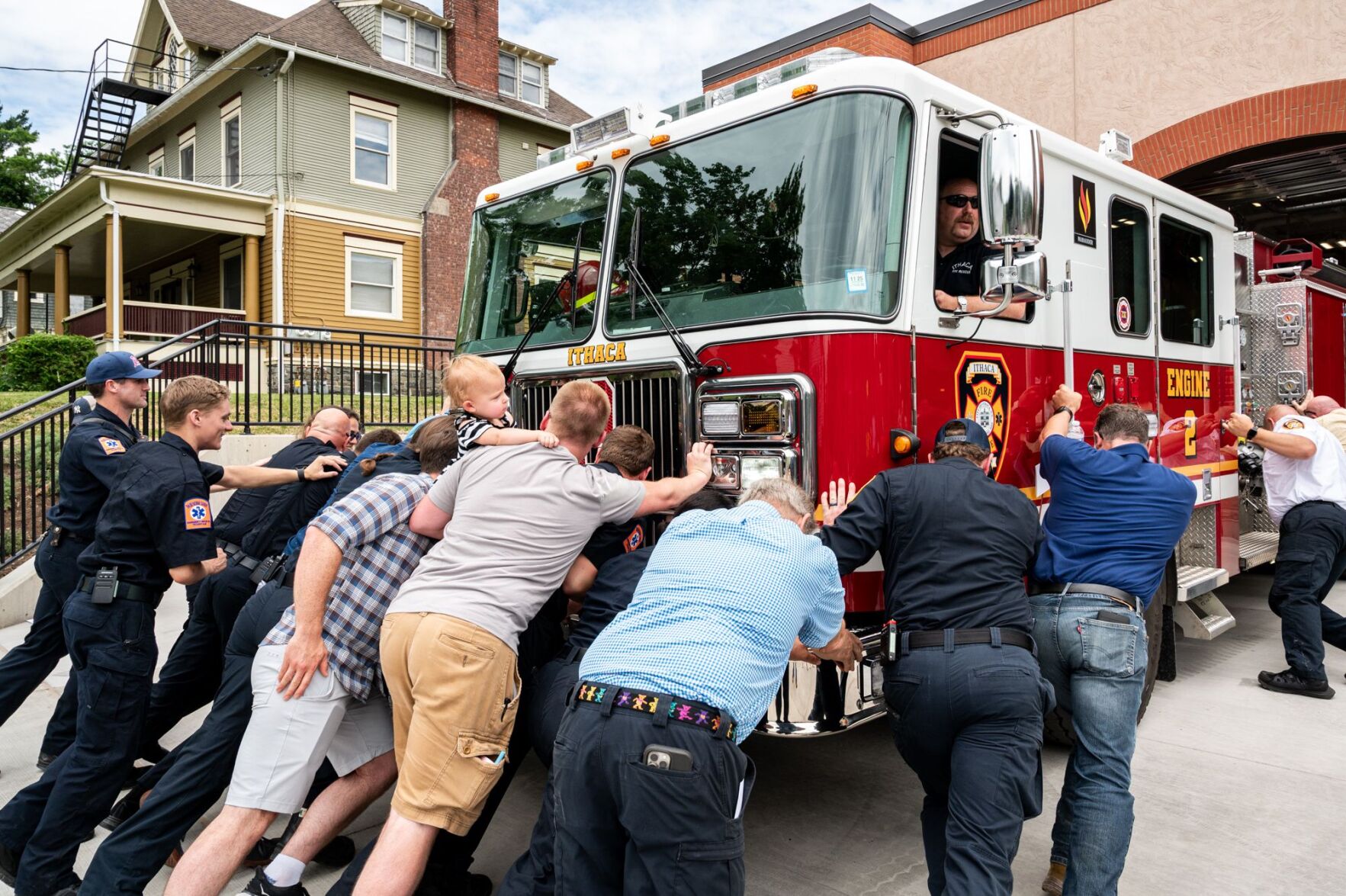 East Hill Fire Station Opens with Blazing Pride | Ithaca | ithaca.com