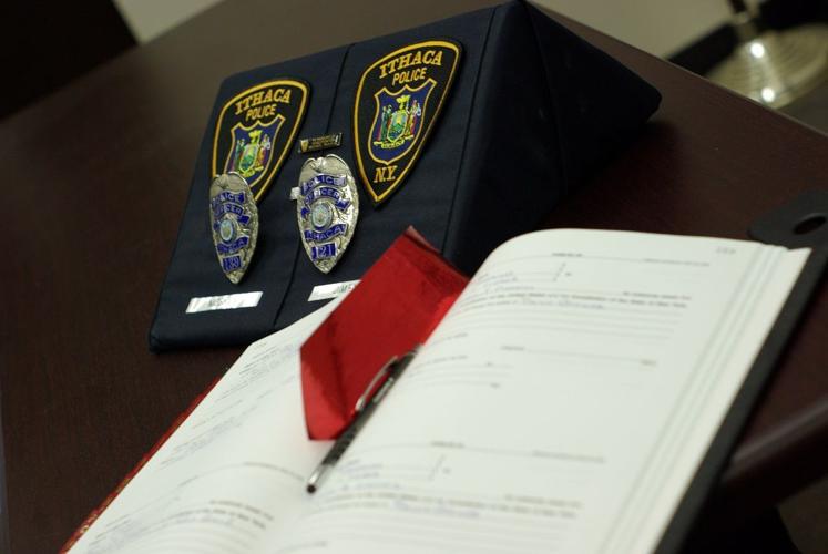 Photos: Ithaca Police Swear In Two New Officers | News | ithaca.com