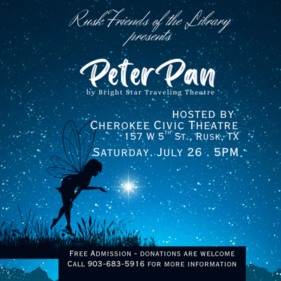 ‘Peter Pan’ coming to Cherokee Civic Theatre Saturday, July 25 | Local ...