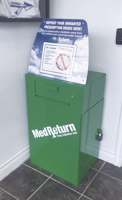 Local police department installs drug drop box for unwanted ...