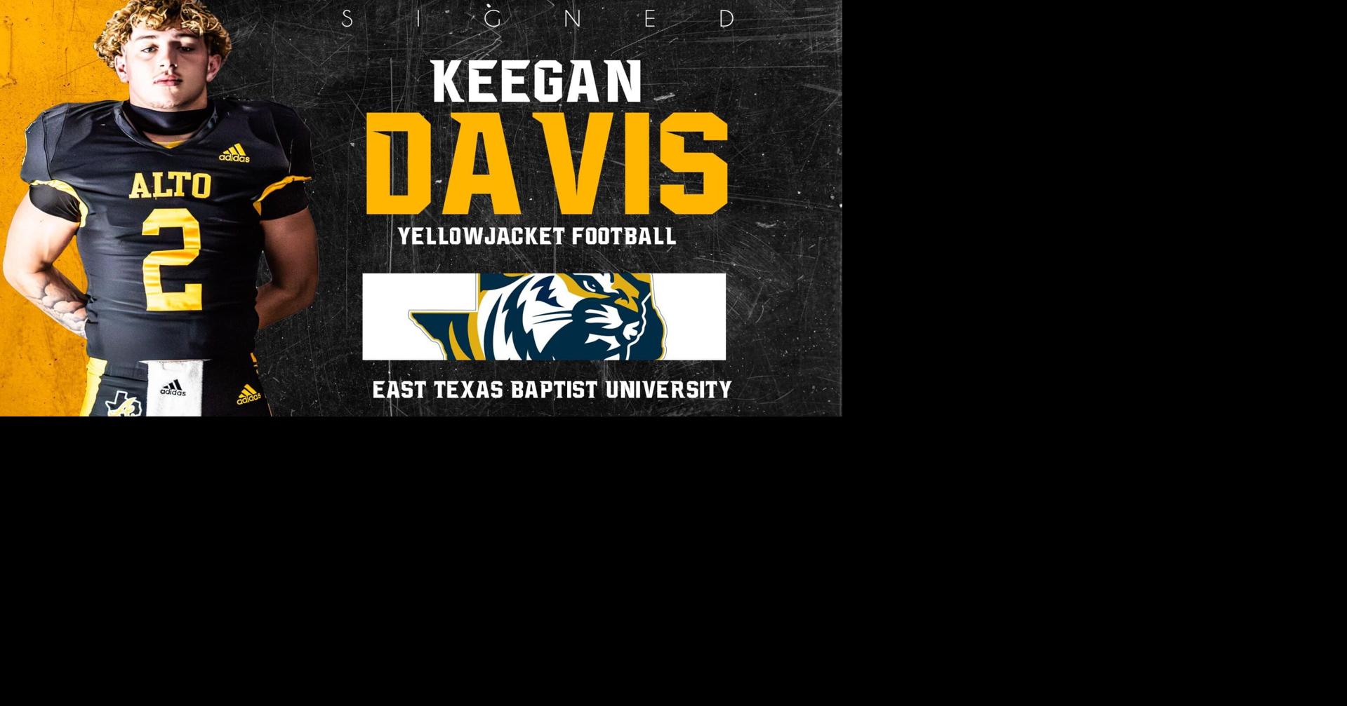 Keegan Davis of Alto signs with East Texas Baptist University | Sports ...