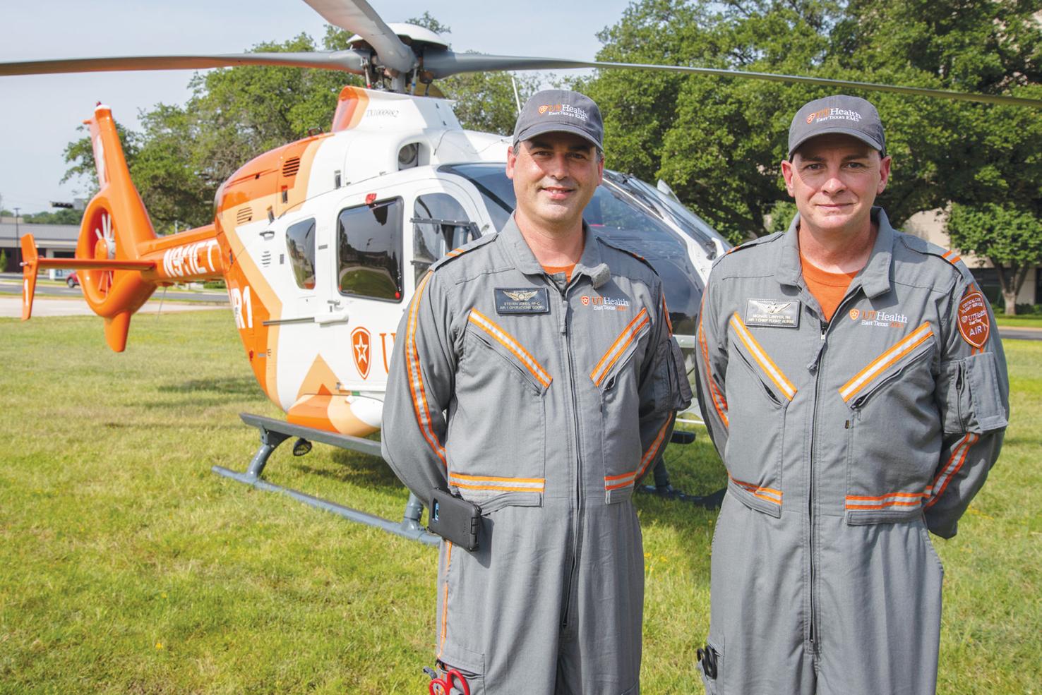 UT Health reveals new helicopter design, uniforms | News ...