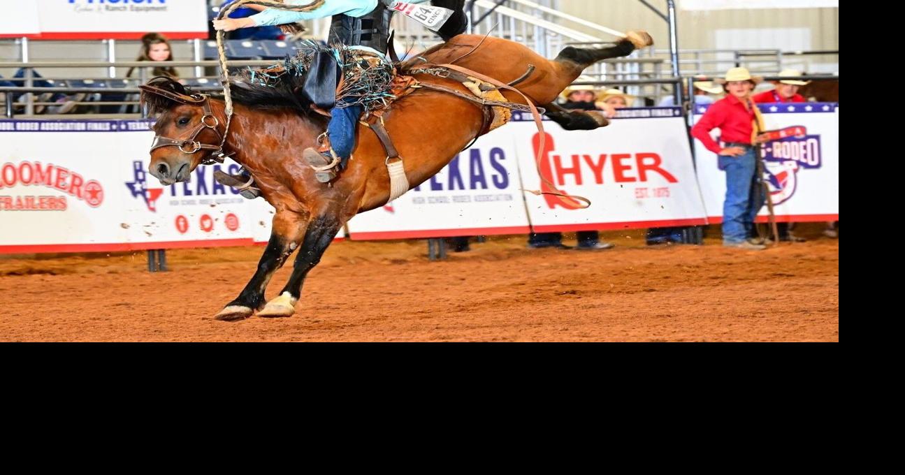 Landon Cook wins Texas High School Rodeo Association saddle bronc ...