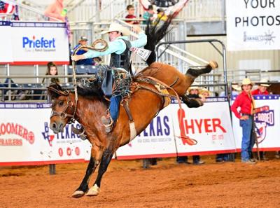 Landon Cook wins Texas High School Rodeo Association saddle bronc ...