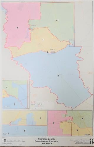 Cherokee County commissioners approve redistricting plan | News ...