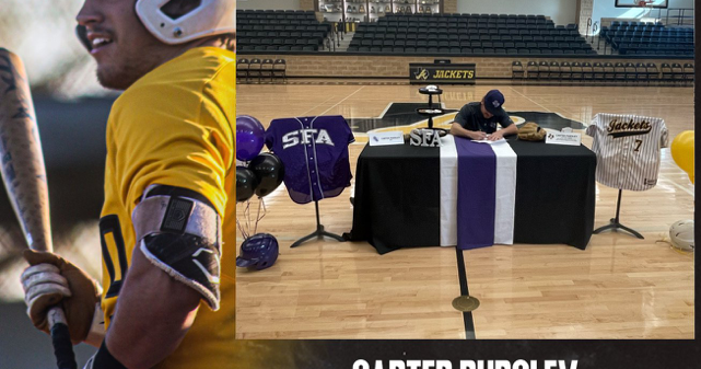 Alto baseball standout Carter Pursley signs with Stephen F. Austin ...
