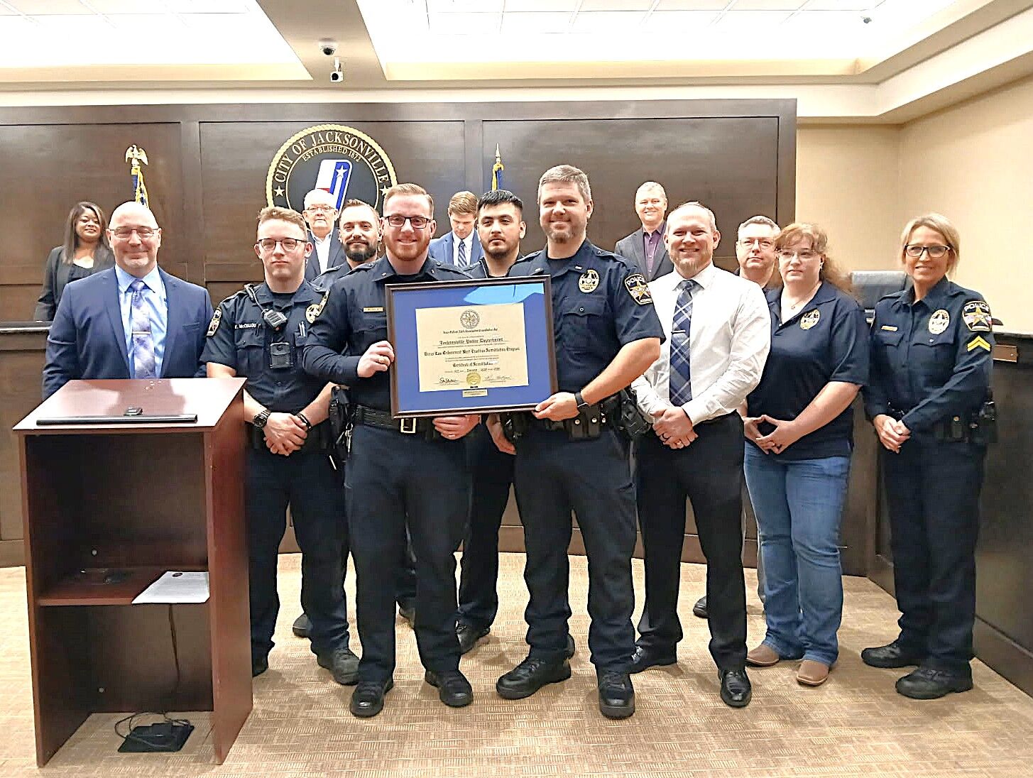 Jacksonville Police Department achieves third-in-a-row accreditation ...