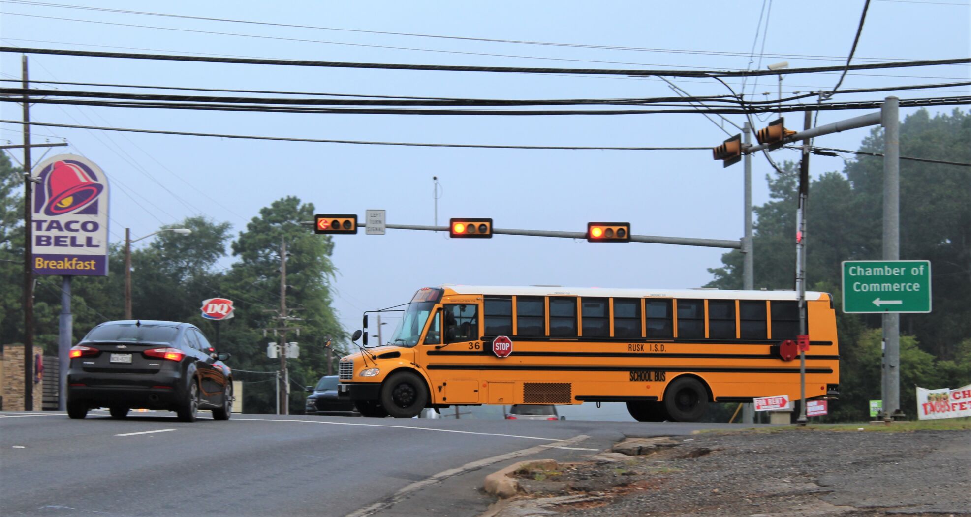 Crash involving school bus and passenger vehicle results in injury ...