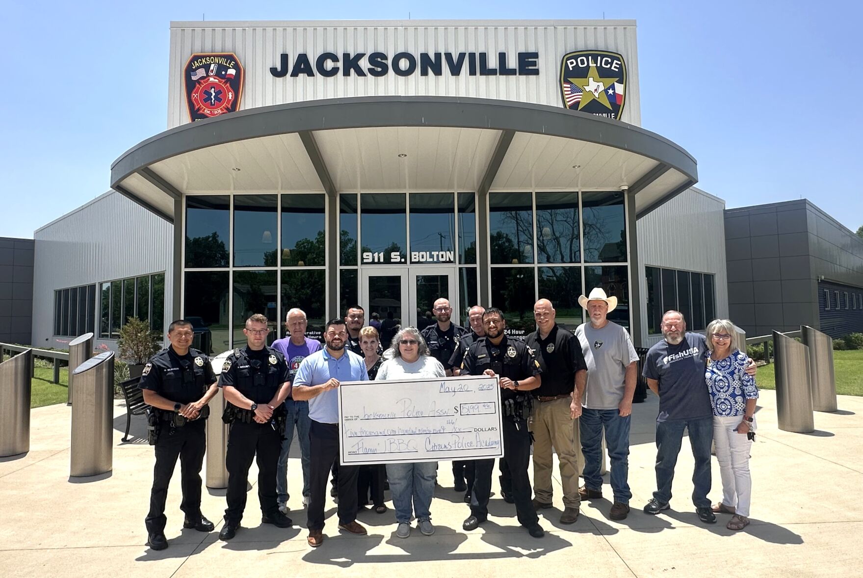Flamin’ J donates to Jacksonville Police Association | Local News ...