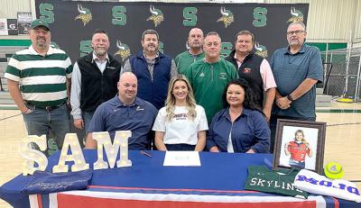 Three-time all-state Skyline pitcher Treece signs with Samford | Sports ...