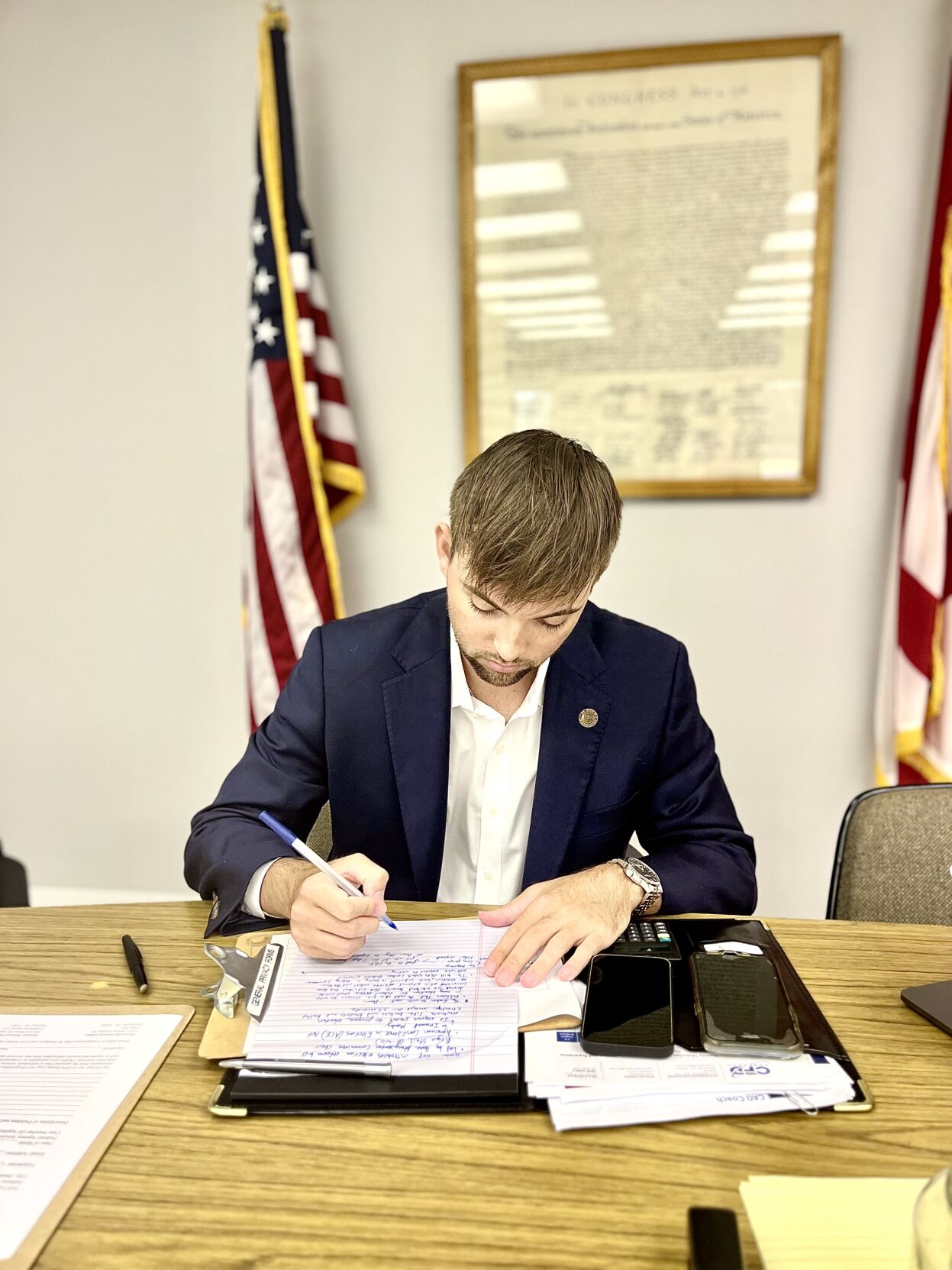 Congressman Dale Strong’s field representatives visit Section Town Hall ...