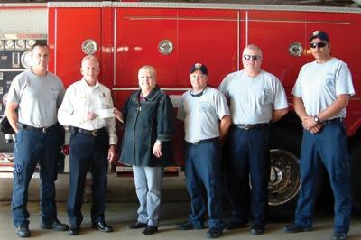 Fire department makes donation | News | jcsentinel.com