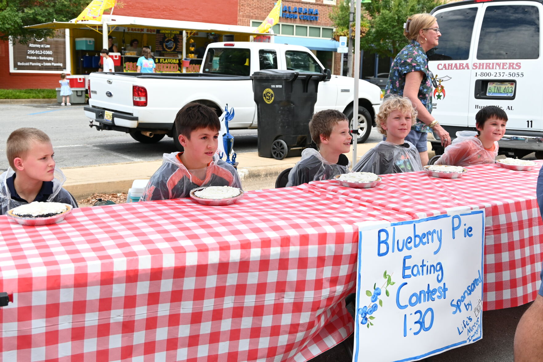 Scottsboro gets a taste of fun with first blueberry pie eating contest ...