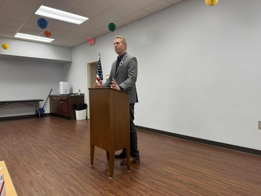 Andrew Sneed discusses congressional run at Jackson County Democrat ...