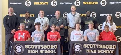 Scottsboro’s Terrell, Burger sign with Huntingdon College | Sports ...
