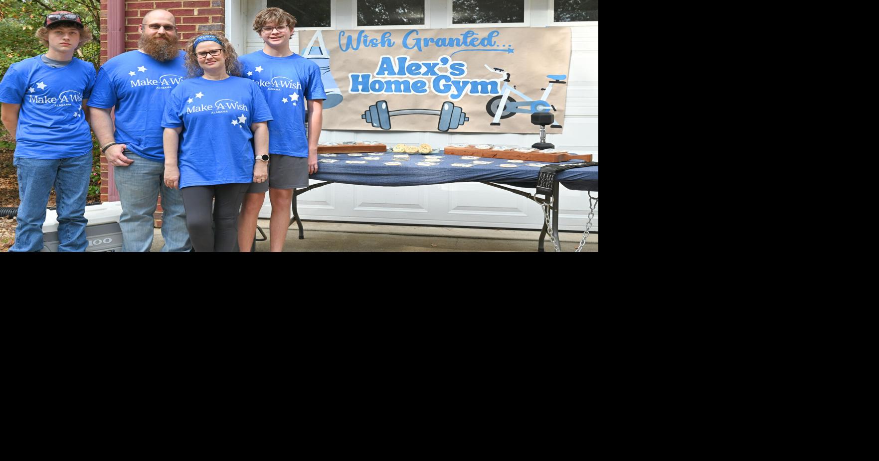 Make-a-Wish grants Scottsboro teen Alex Baird a home gym during battle ...