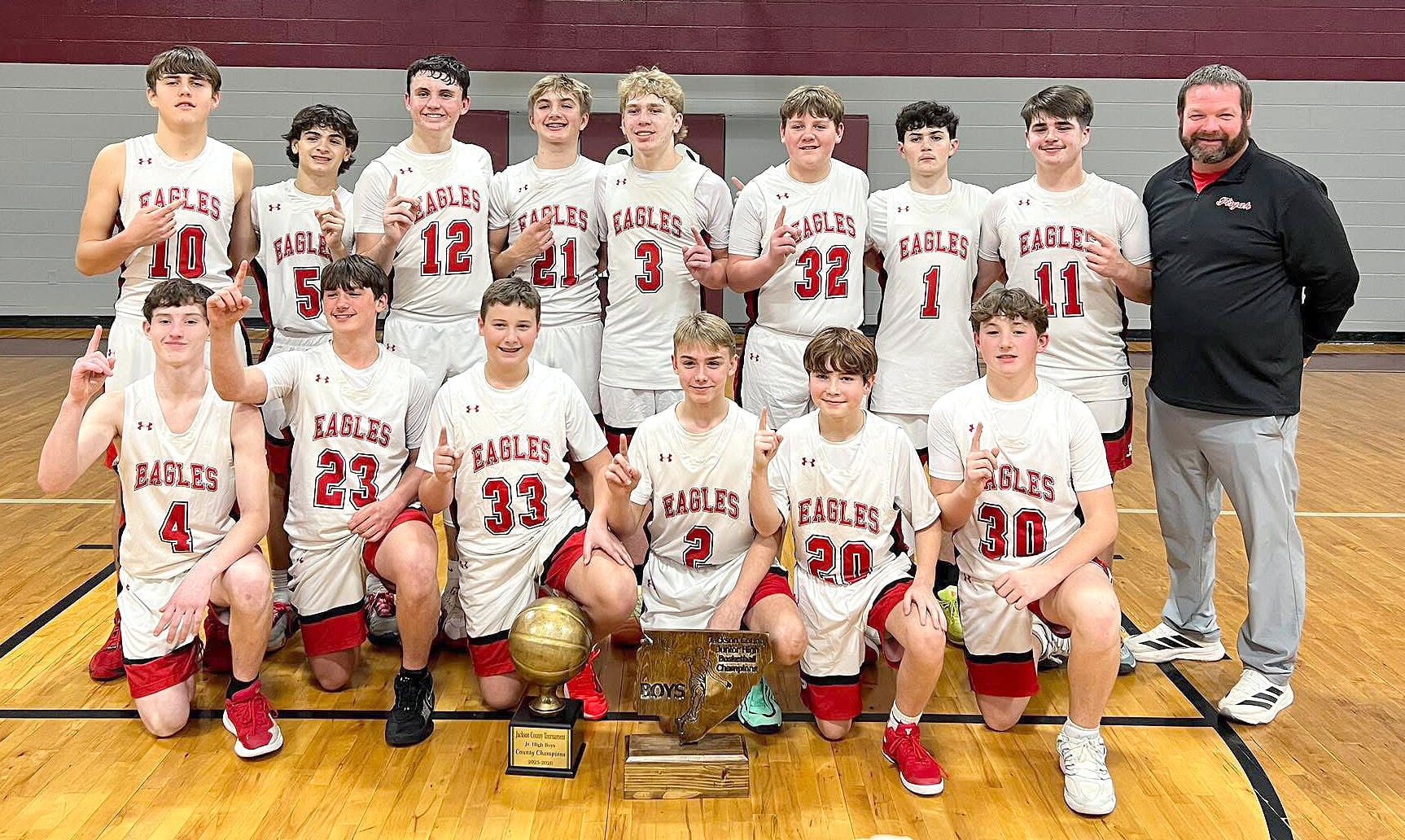 Pisgah junior high girls and boys basketball teams claim county crowns ...