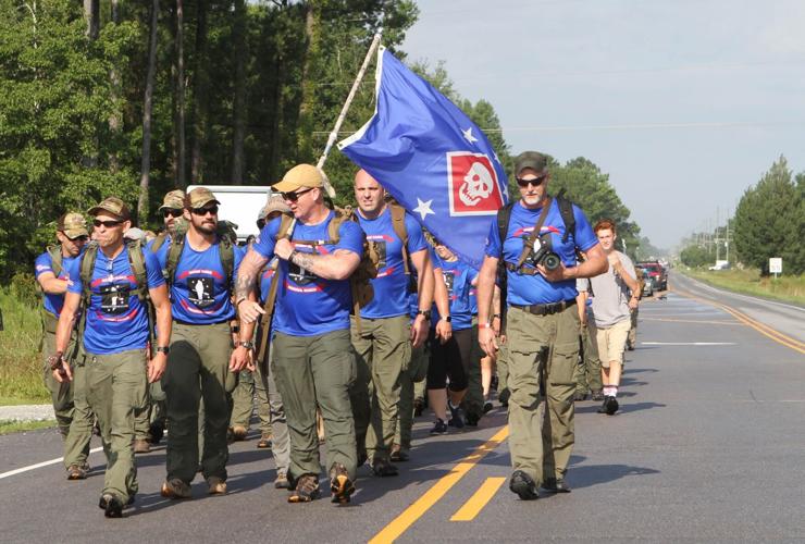 Photos: Final leg of the Marine Raider Memorial March | News | jdnews.com