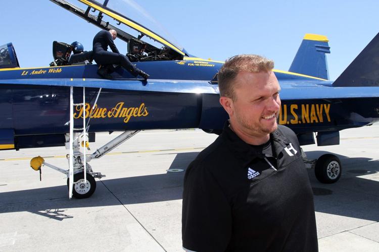 Havelock football’s Caleb King reaches new heights with Blue Angels ...