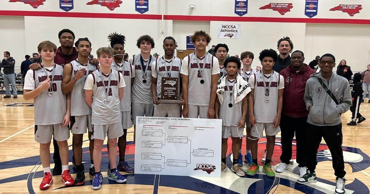 Living Water Christian wins second consecutive NCCSA boys' basketball ...