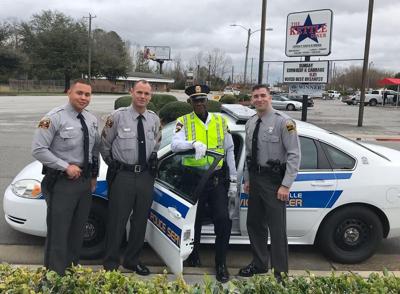 Photo: Troopers chat with XY Brown | News | jdnews.com