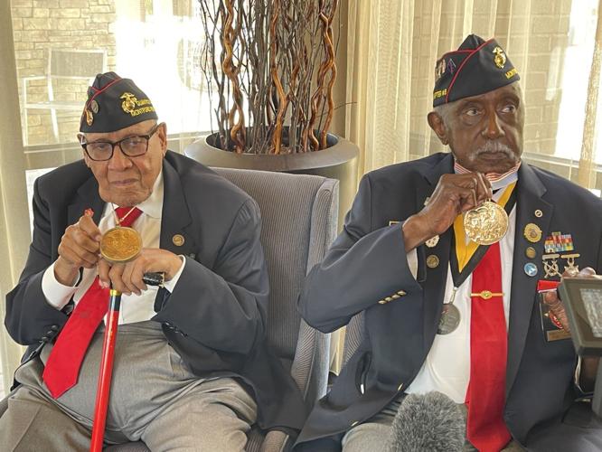 Largest gathering of Montford Point Marines in a decade honored in ...
