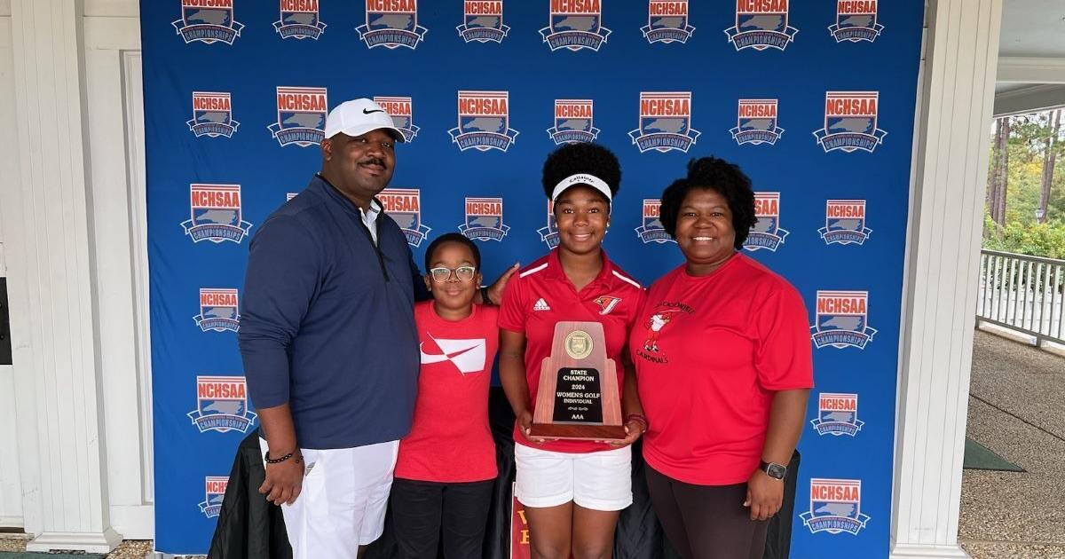 STATE CHAMPION: Jacksonville's Sanaa Carter captures golf title ...