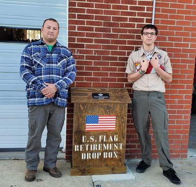 Photo: Scout makes flag retirement box for Eagle Scout project ...