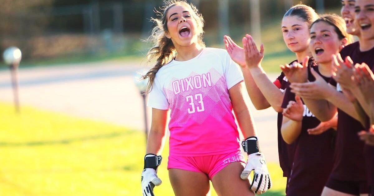 Meet Avah Burns: Dixon's soccer, football playing cheerleader with a ...