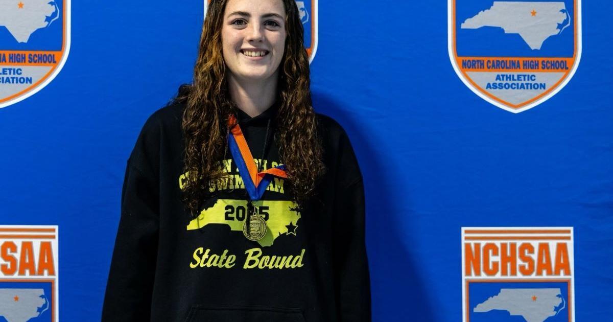 Croatan's Madison Bowen captures third state swimming title | Sports ...