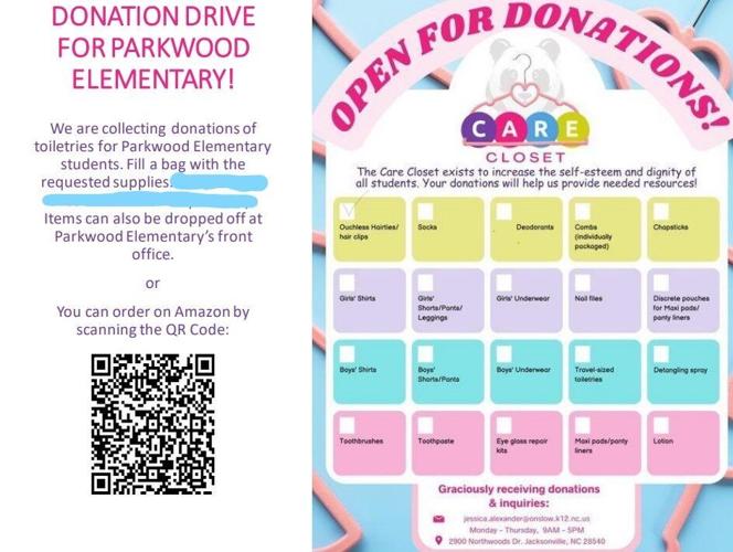 Onslow students honor cub scout oath by helping with Parkwood toiletry ...