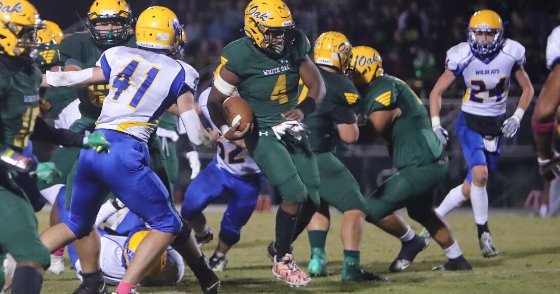 White Oak football to top Coastal Conference with 33-20 win over ...