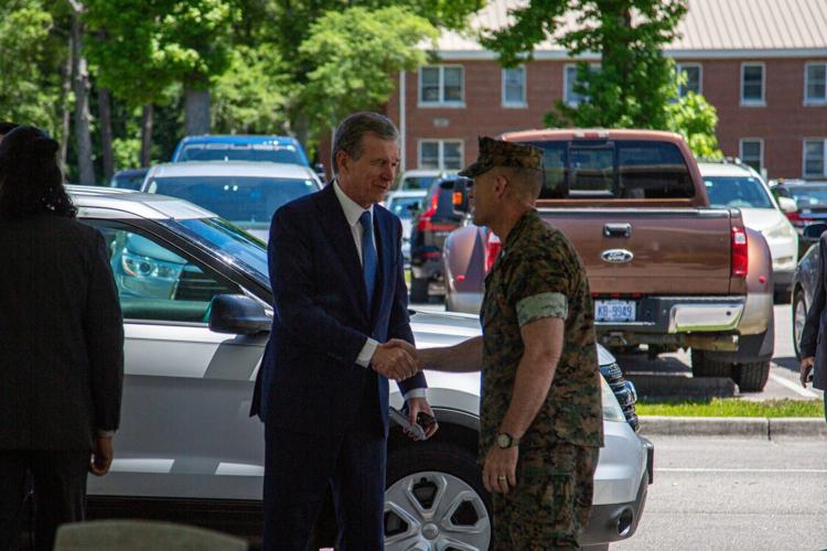 Governor Cooper visits Camp Lejeune, tours ongoing military ...