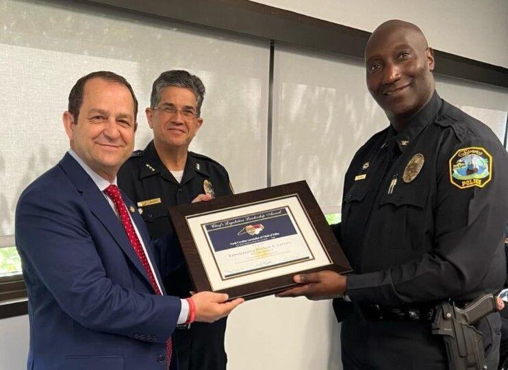 Senator Lazzara receives 'Chief's Legislative Leadership Award' from NC ...