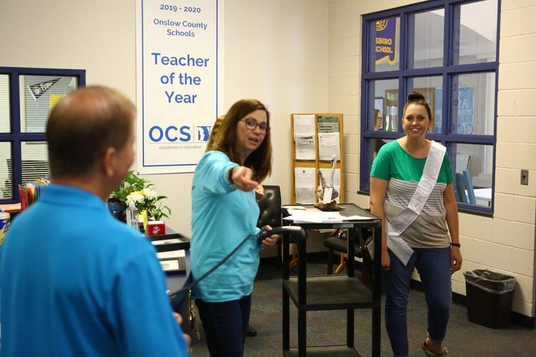 Photos: Swansboro teachers, staff recognized with mini parade | News ...