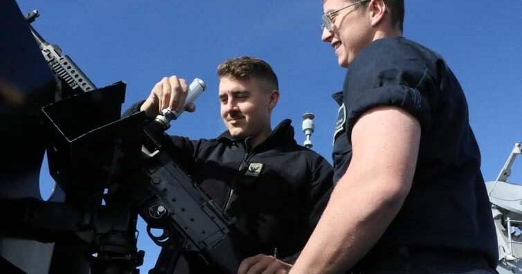 Photo: Morehead City native training aboard the USS John Finn ...