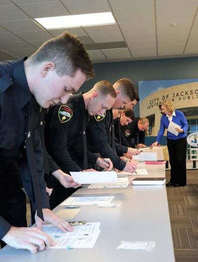 Photo: Newly sworn in officers for JPD | Entertainment | jdnews.com