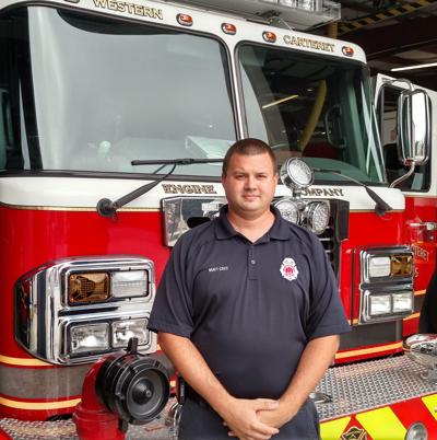 Childhood spent admiring fire service has blossomed into a first ...