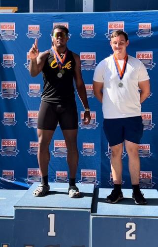 White Oak's Kahmari Brown reaches goal of winning state discus title ...