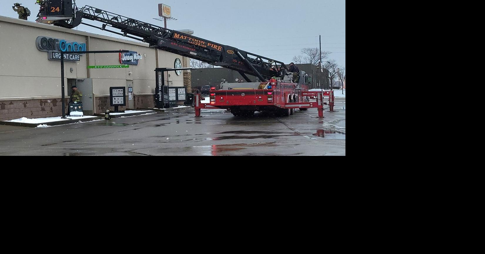 Mattoon firefighters respond to alarm at OSF OnCall Urgent Care