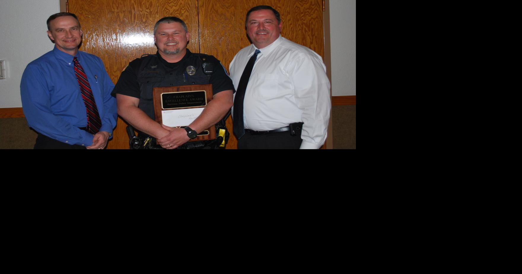 Scott Robison receives Chaplain's Excellence Award